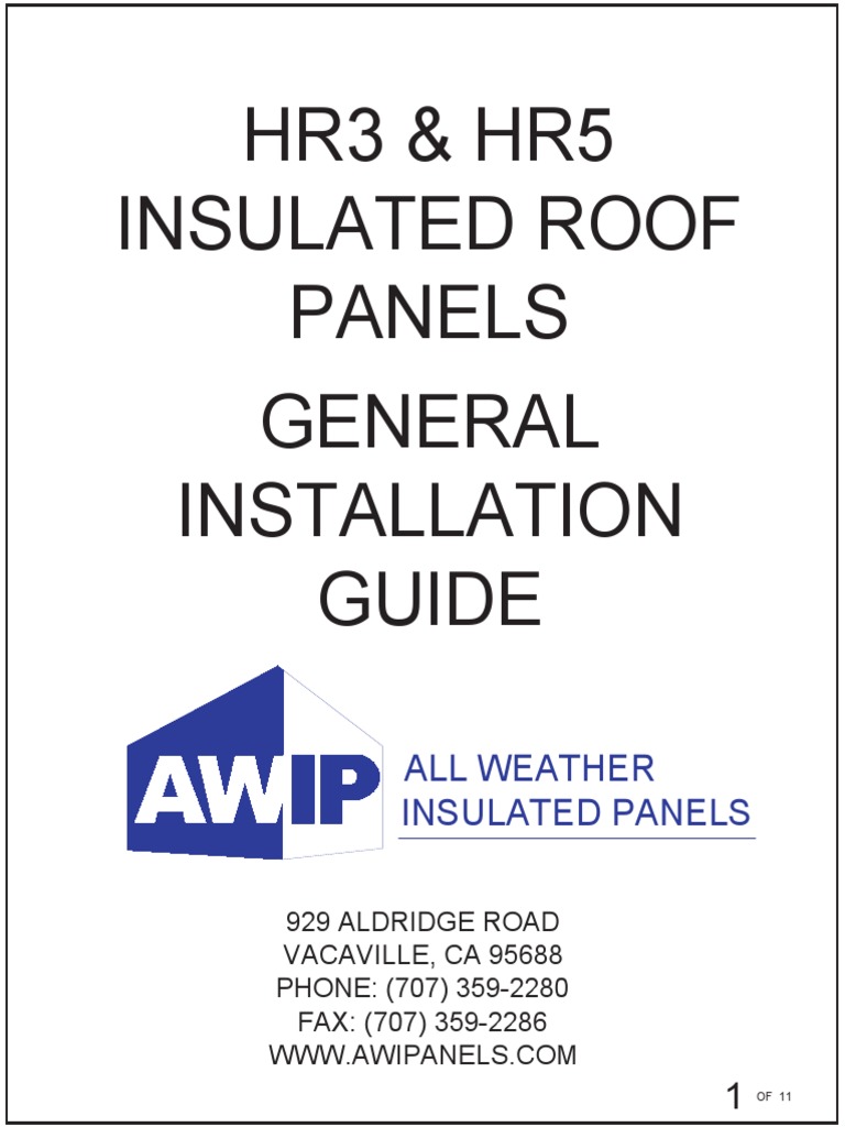 Awip | PDF | Roof | Snow