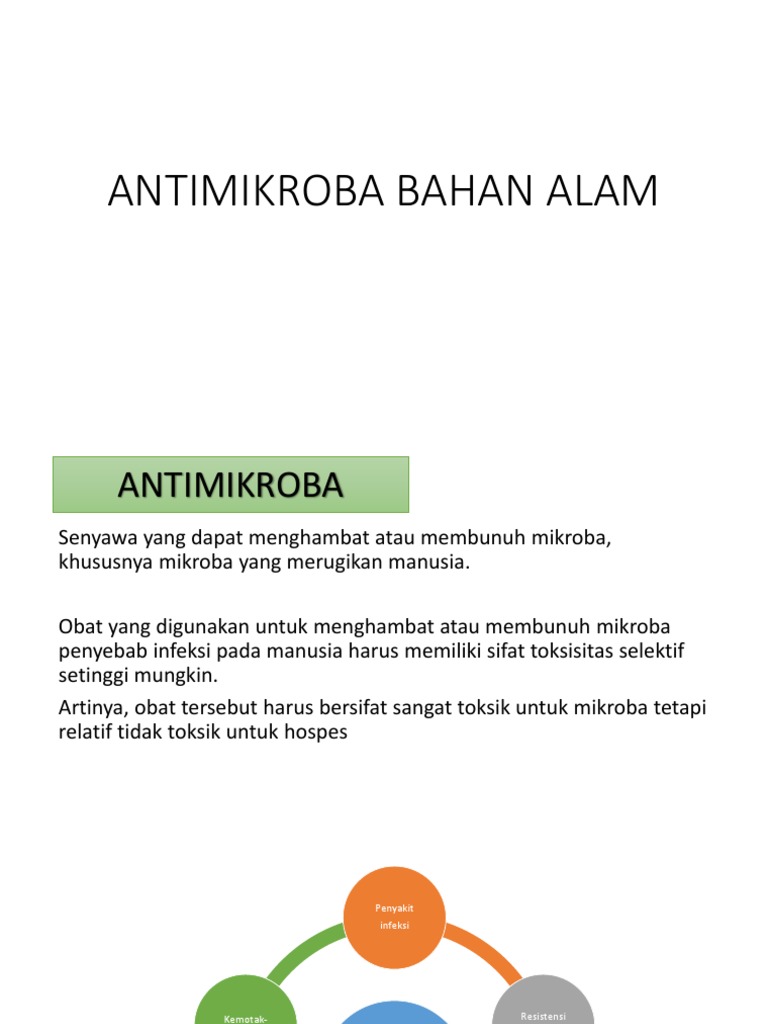 Antimikroba Bahan Alam | PDF