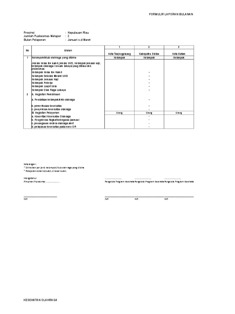 Format Kesjaor | PDF