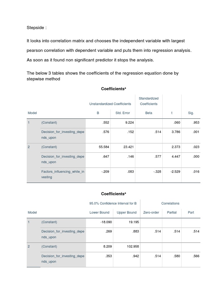 Regression | PDF | Regression Analysis | Correlation And Dependence