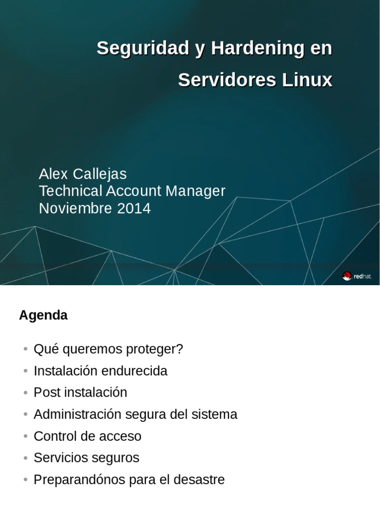 Guía completa para la seguridad y el hardening de servidores Linux ...