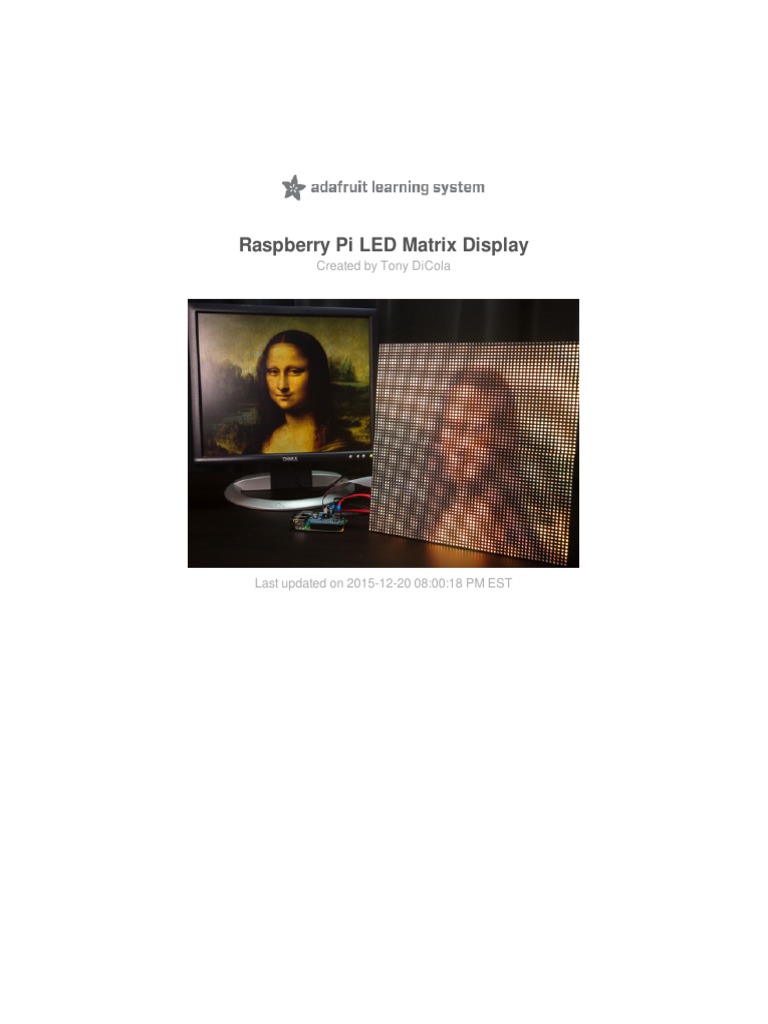 Raspberry Pi Led Matrix Display PDF | Download Free PDF | Raspberry Pi ...