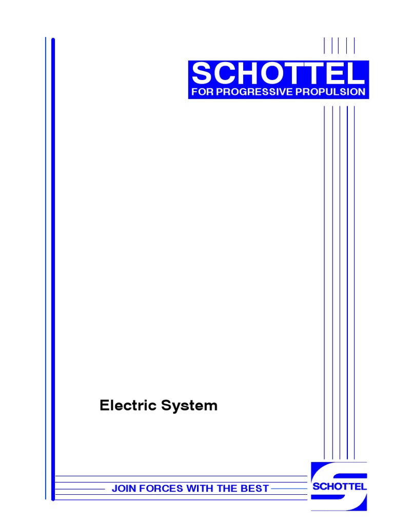 Electric Sistem SCHOTTEL | PDF | Relay | Switch