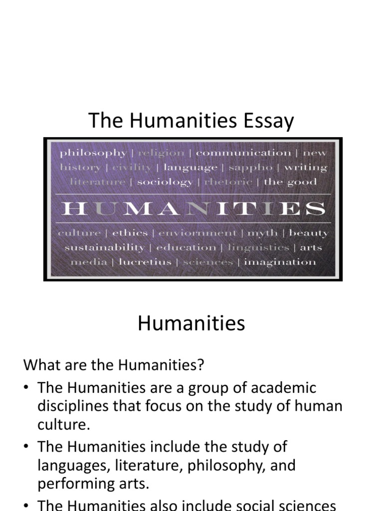 1101 Humanities Essay | PDF | Citation | Humanities