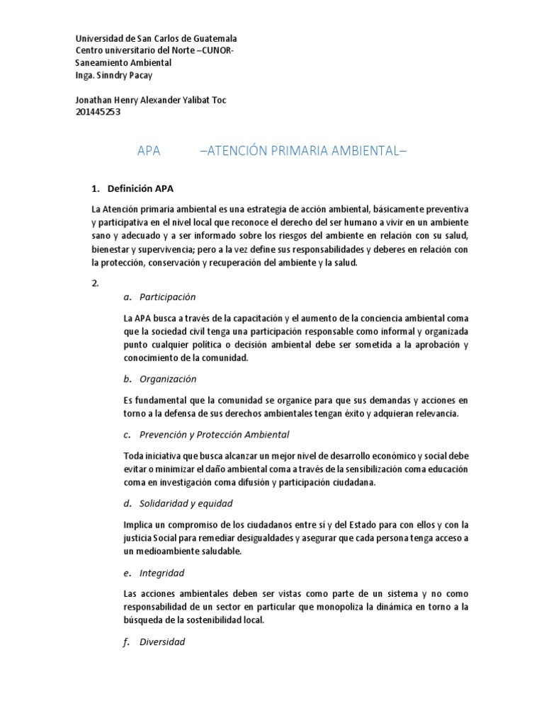 Definición APA | PDF | Contaminación | Organización no gubernamental