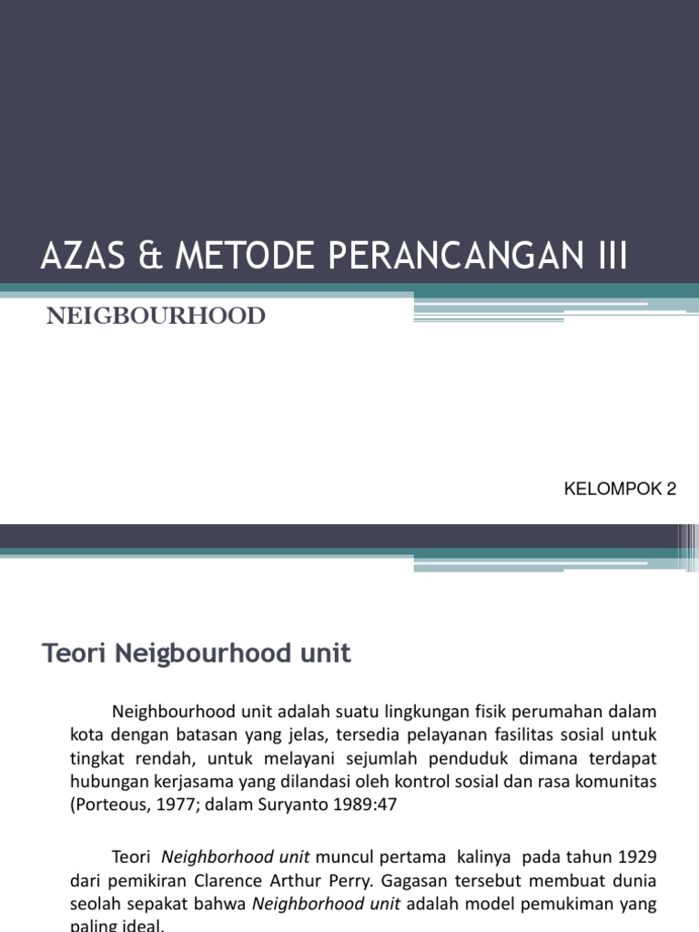 Azas & Metode Perancangan Arsitektur III | PDF