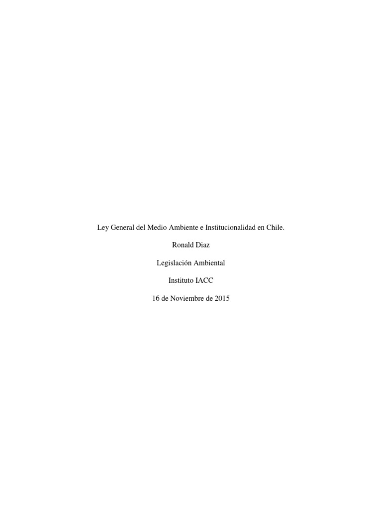 Legislación AmbientaL Control2 IACC | PDF | Contaminación | Residuos