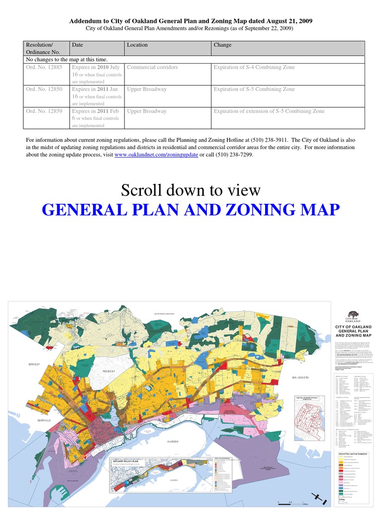 GP Zoning Map 20090821 Addendum Asof20090922 | PDF | Urban Planning ...