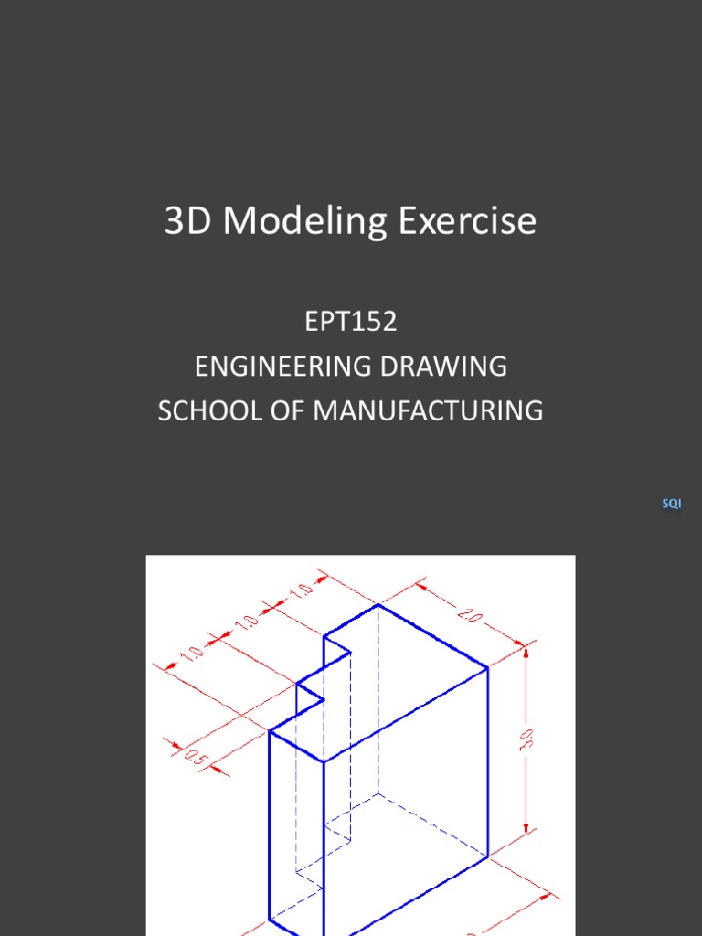3D Modeling in Engineering Drawing | PDF