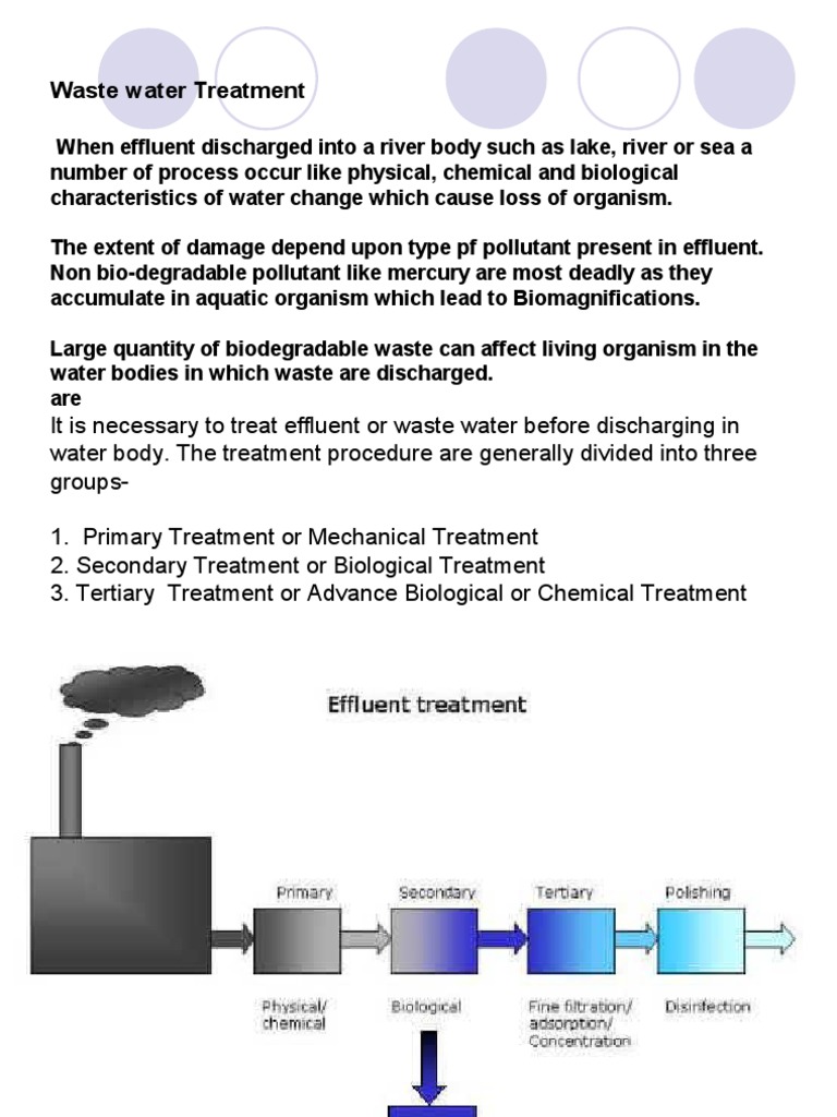 Waste Water Treatment: A Guide to Primary, Secondary and Tertiary ...