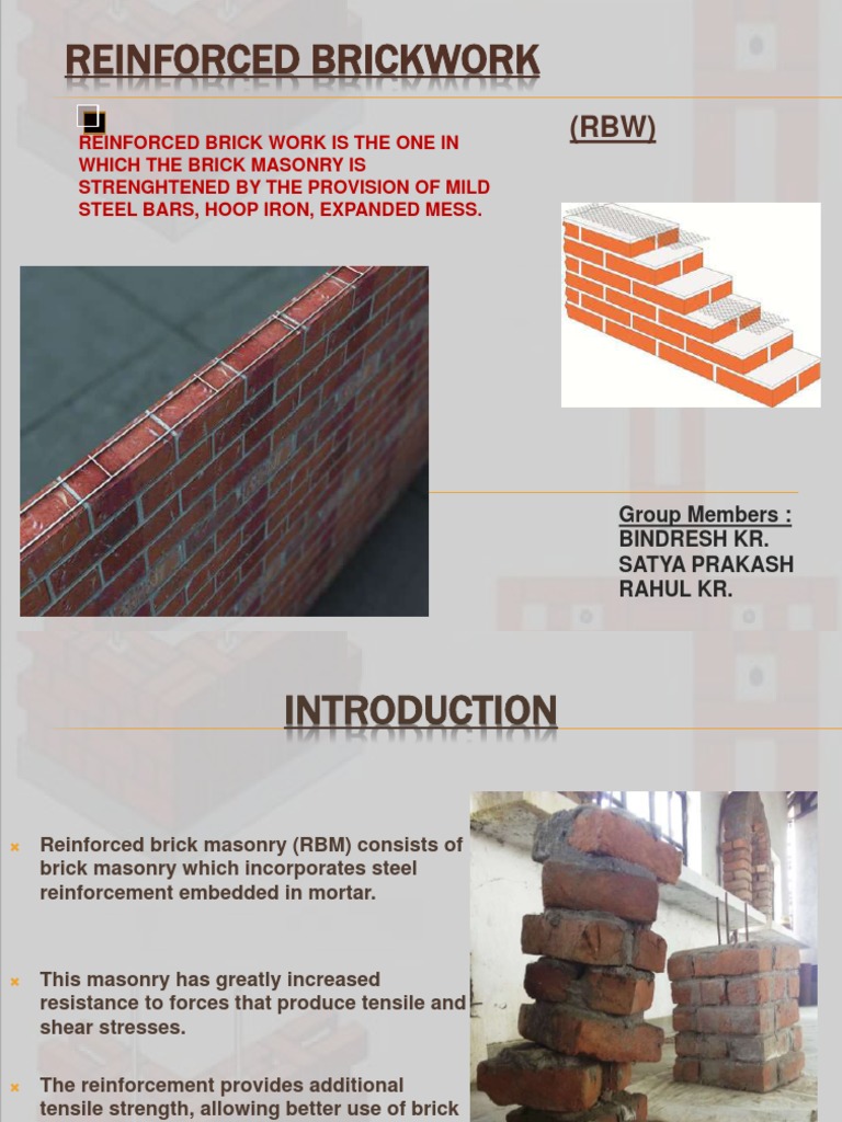 Reinforcedbrickwork 170202172015 | PDF | Brick | Masonry