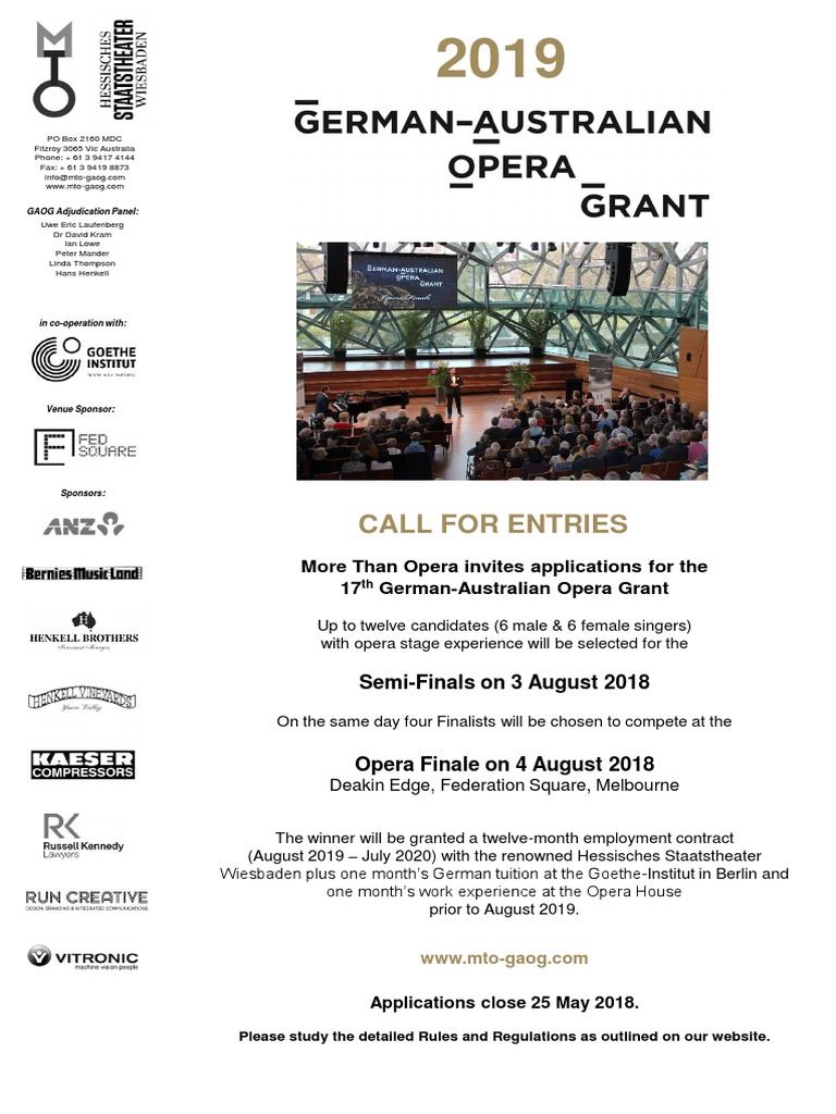 2019 GAOG Call For Entries | PDF | Business