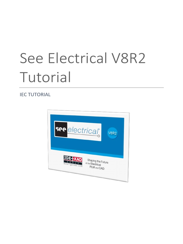 SEE Electrical V8R2 IEC Tutorial | Download Free PDF | Switch ...