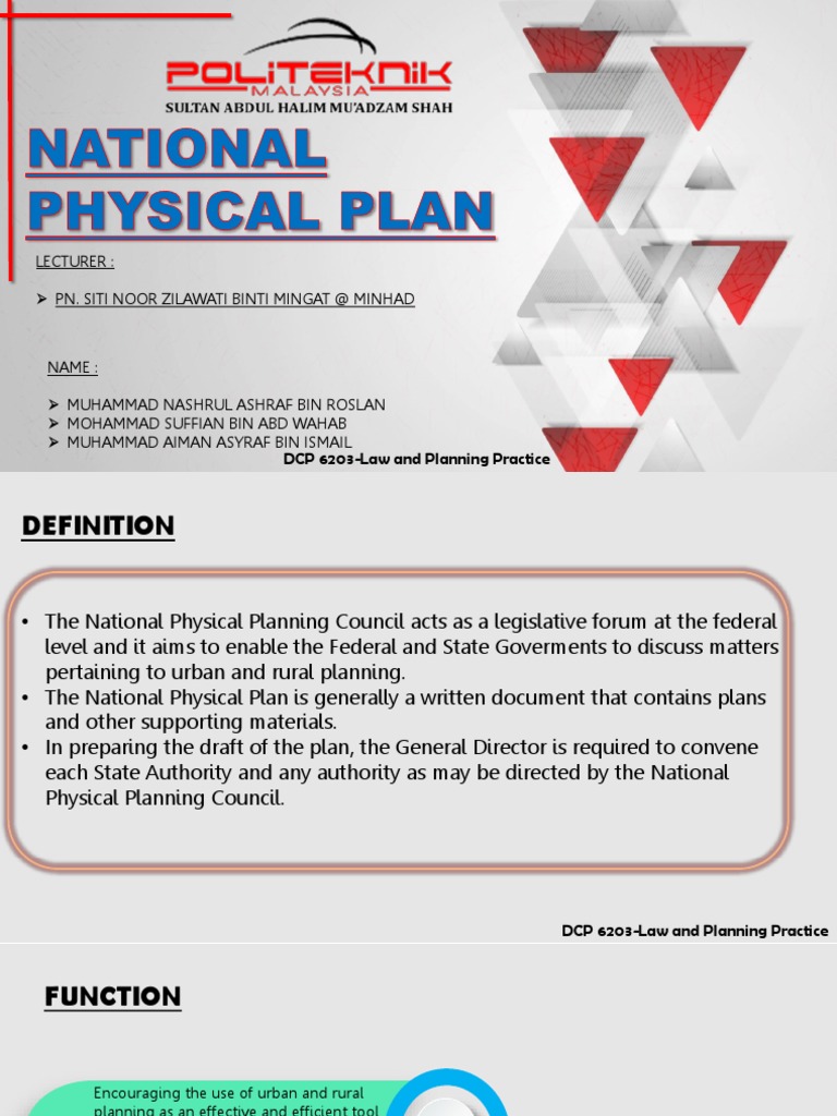 National Physical Plan Overview | PDF | Sustainability | Infrastructure
