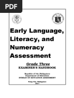 Answer Sheet Ellna Grade 3 | PDF