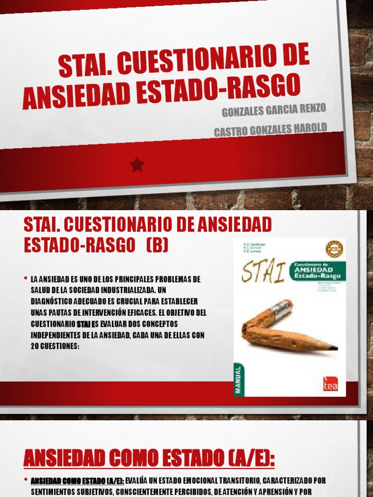 Stai | PDF