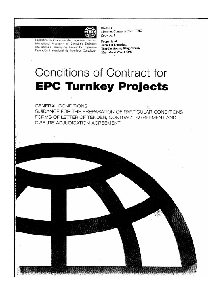 FIDIC-1999 Conditions-of-Contract-for-EPC-Turnkey-Projects-SILVER-BOOK ...