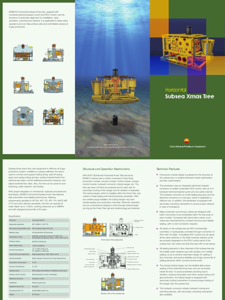 29-Horizontal Subsea Xmas Tree en PDF | PDF | Subsea (Technology) | Valve