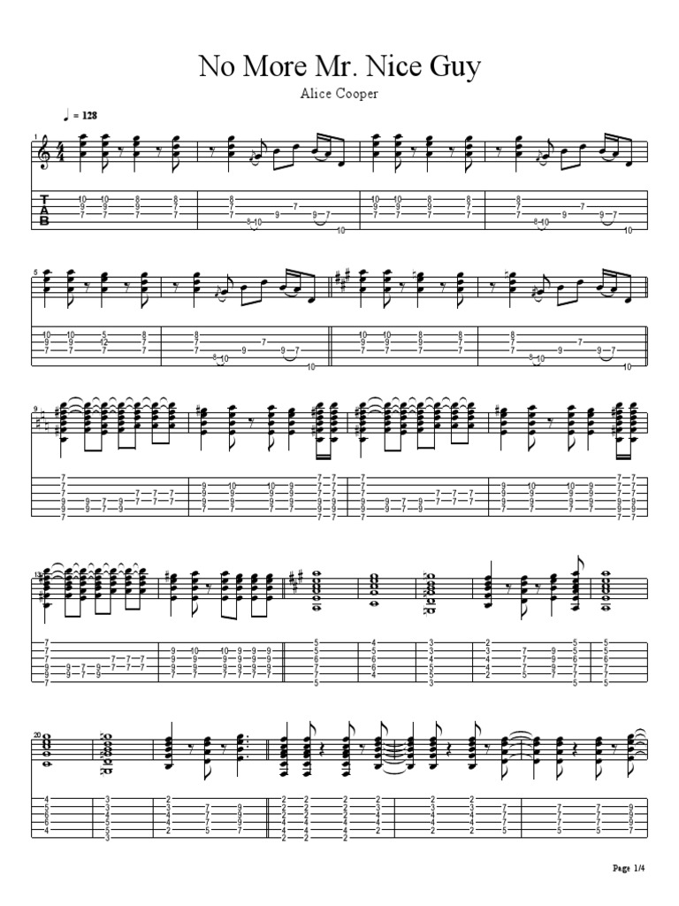 Godzilla Guitar Tab | PDF