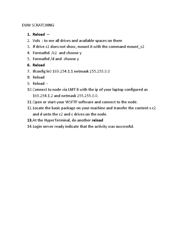 Scratching Procedure | PDF