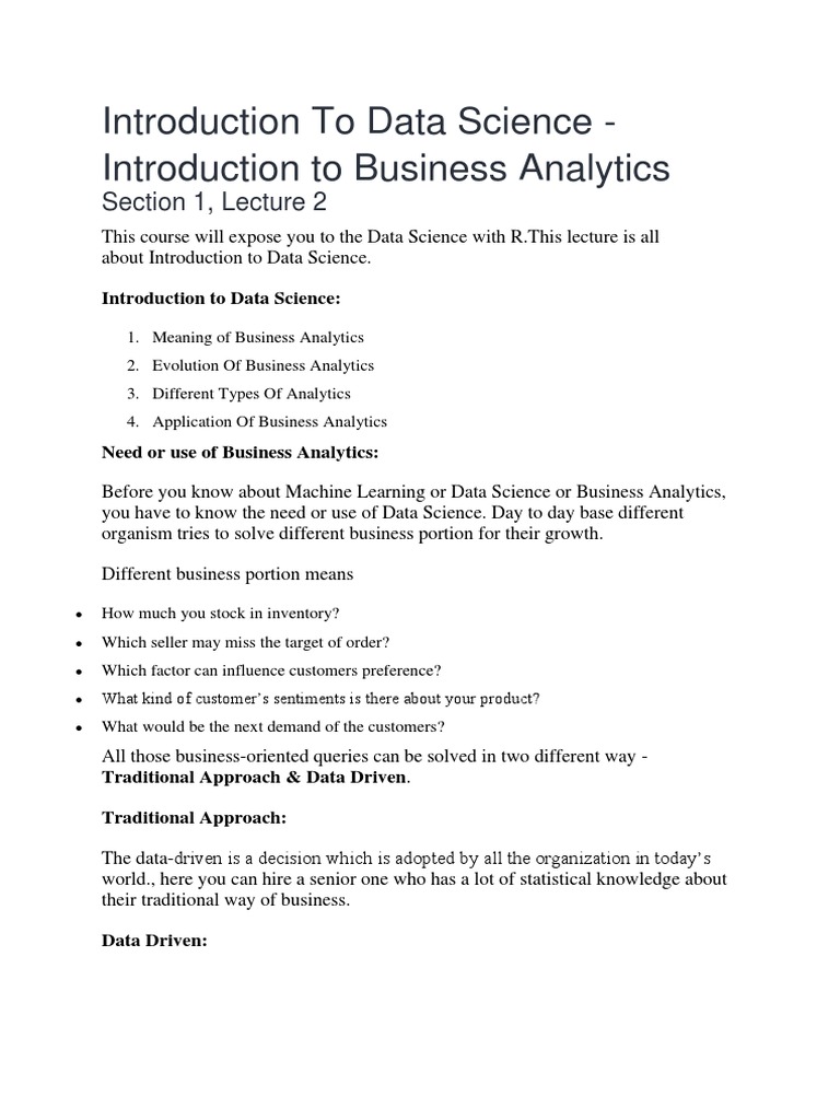 R Programming Basics | PDF | Predictive Analytics | Analytics
