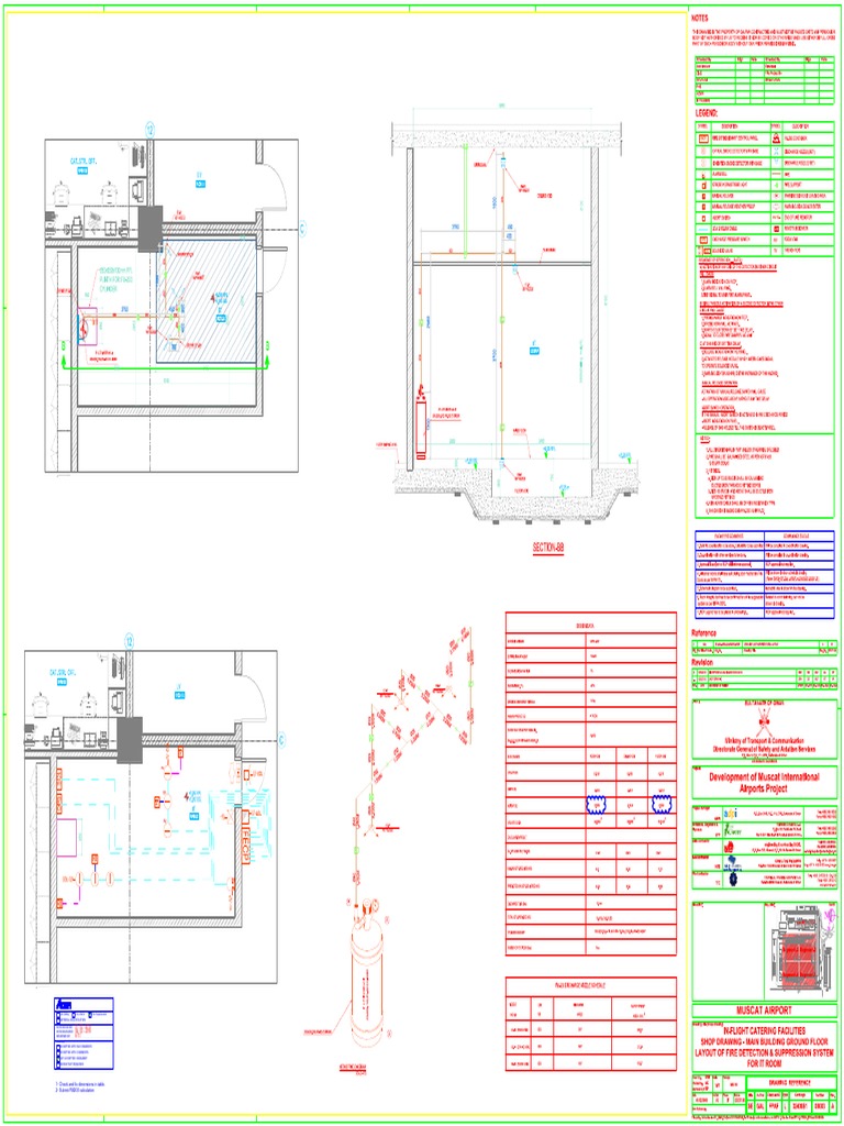 FM-200 - IT ROOM PIPING LAYOUT DWG-Reviewed PDF | PDF