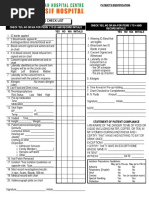 Physical Restraint Monitoring Form | PDF | Medicine | Health Care