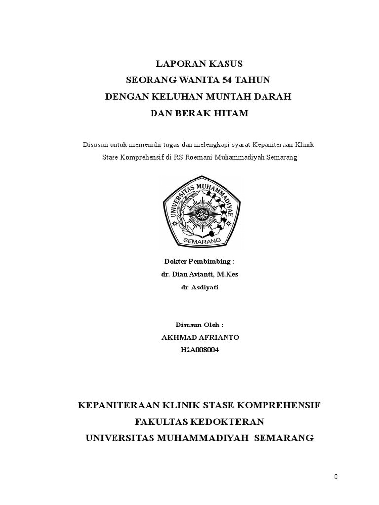 Lapsus Hematemesis Melena | PDF
