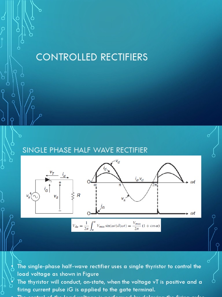 Controlled Rectifiers | PDF | Rectifier | Power (Physics)