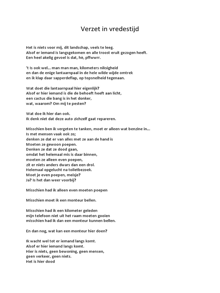 6vc Theater Monoloog | PDF