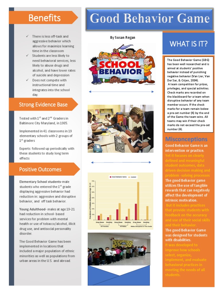 Strategy 2 Good Behavior Game Handout | PDF | Emergence | Behaviorism
