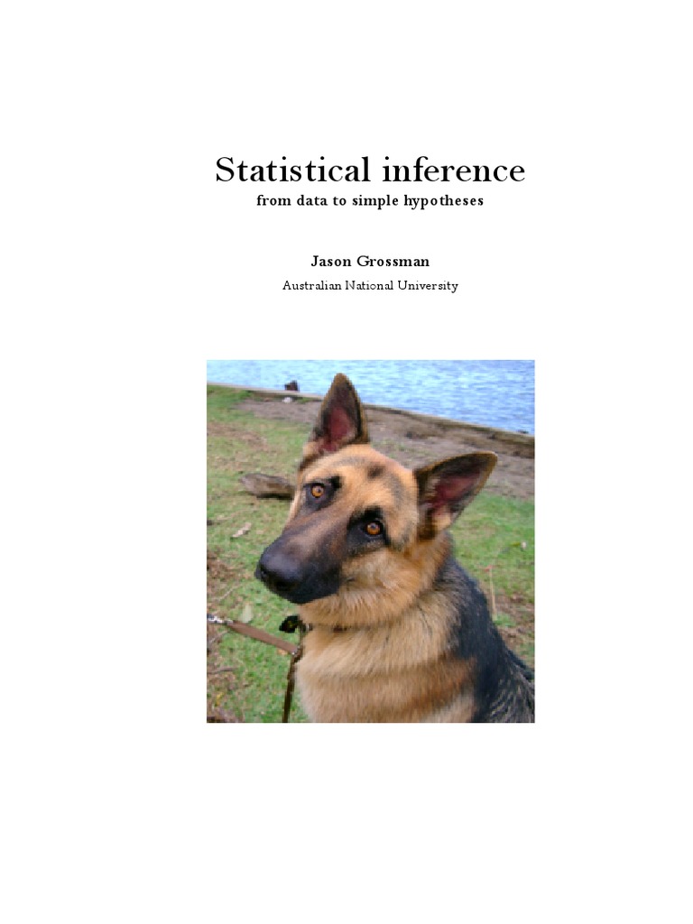 Grossman Statistical Inference PDF | PDF | Statistical Inference ...
