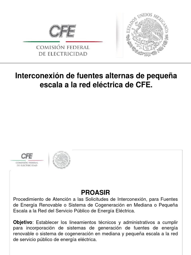 Cfe G0100-04 | PDF | Cogeneración | Vatio