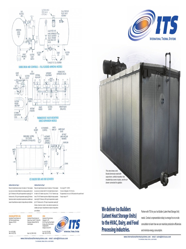 We Deliver Ice Builders (Latent Heat Storage Units) To The HVAC, Dairy ...