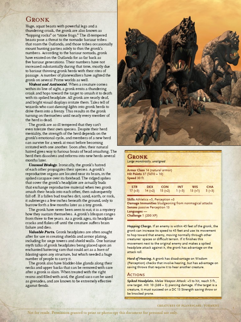 Dragon 16 - Planescape Torment Bestiary 5E | PDF | Young Adult