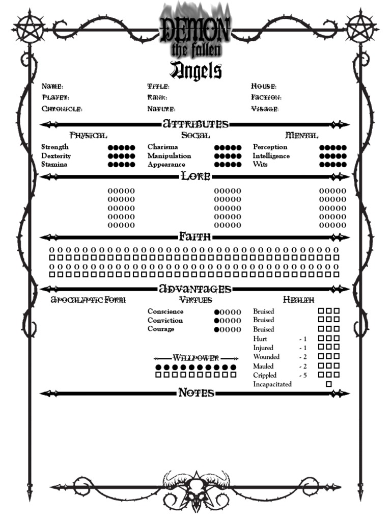 Angels: Attributes | PDF | Leisure