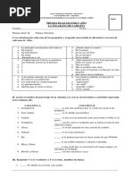 Prueba La Telaraña de Ch. | PDF | Lectura (proceso)