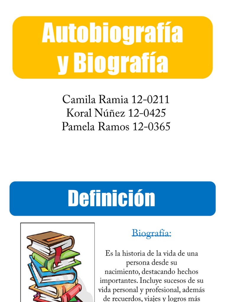 Guía de Autobiografía y Biografía | PDF | Crecimiento personal y ...