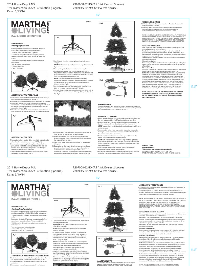 75 Christmas Tree Manual | Download Free PDF | Equipment | Manufactured ...