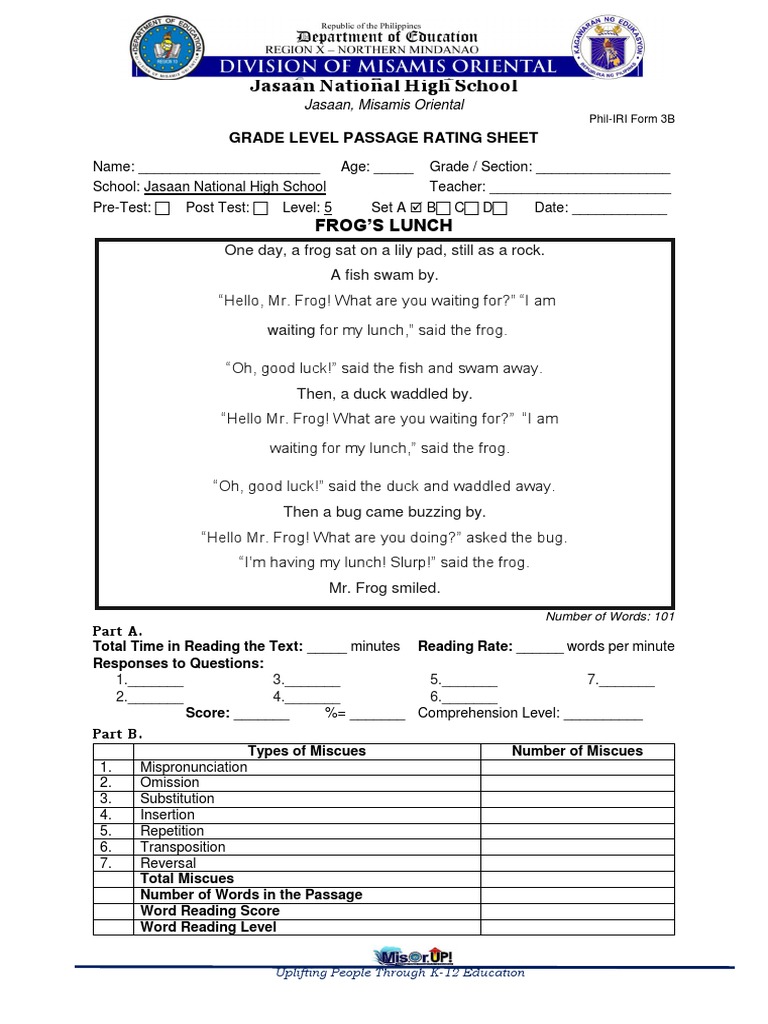 Grade 5 Individual Set A | PDF
