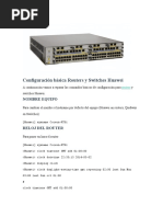 Comandos Switch Alcatel | PDF | Protocolos de internet | Protocolos de red