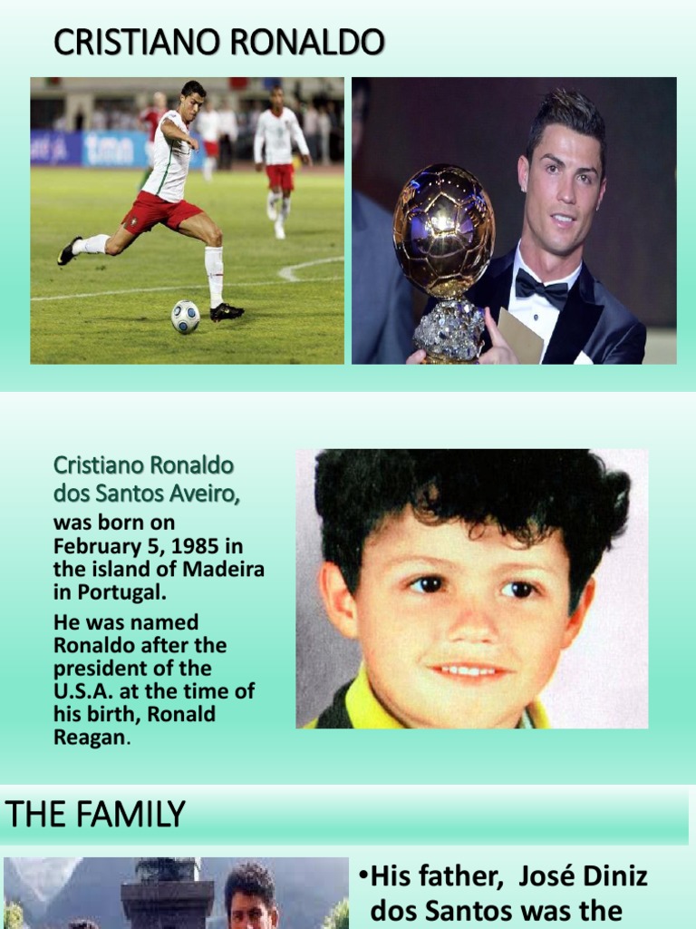 Cristiano Ronaldo Biography Proyecto Integrador | PDF