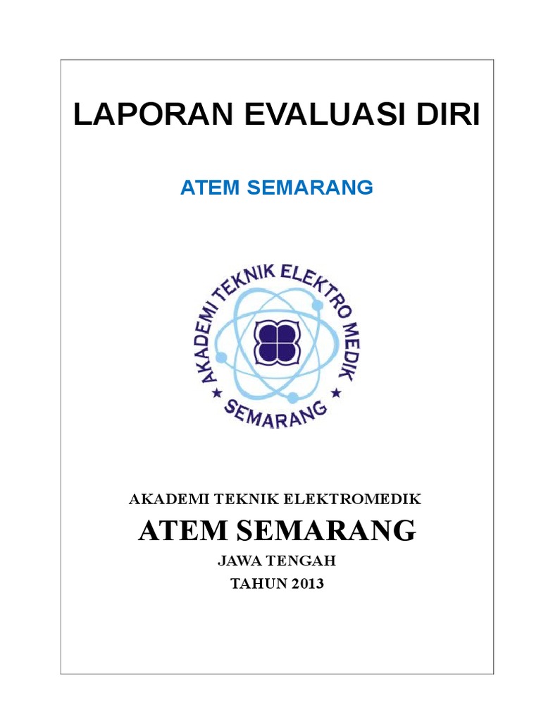 Evaluasi Diri ATEM Semarang 2013 | PDF