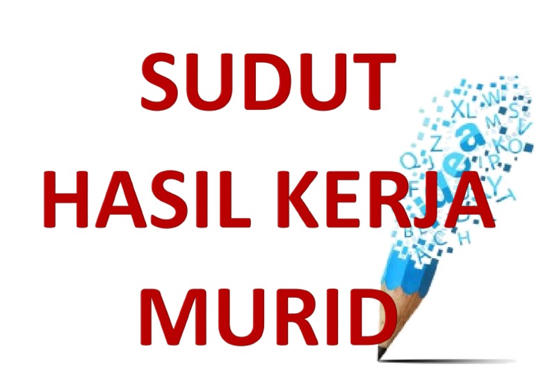 Label Sudut Hasil Kerja Murid | PDF