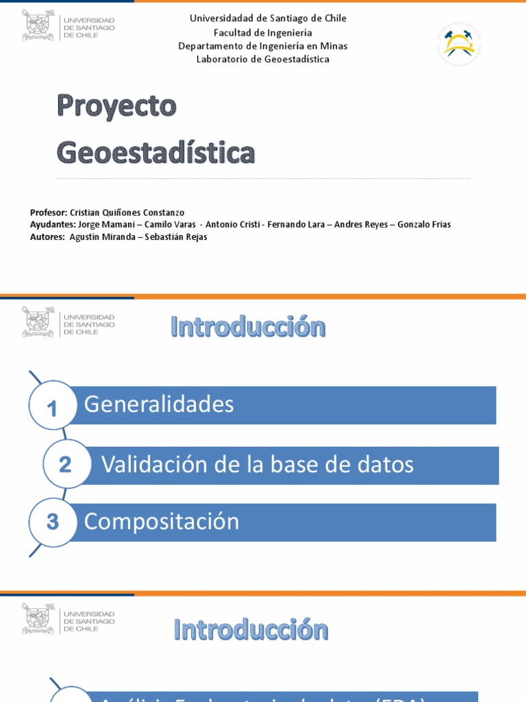 Proyecto Geoestadistica | PDF | Análisis | Datos