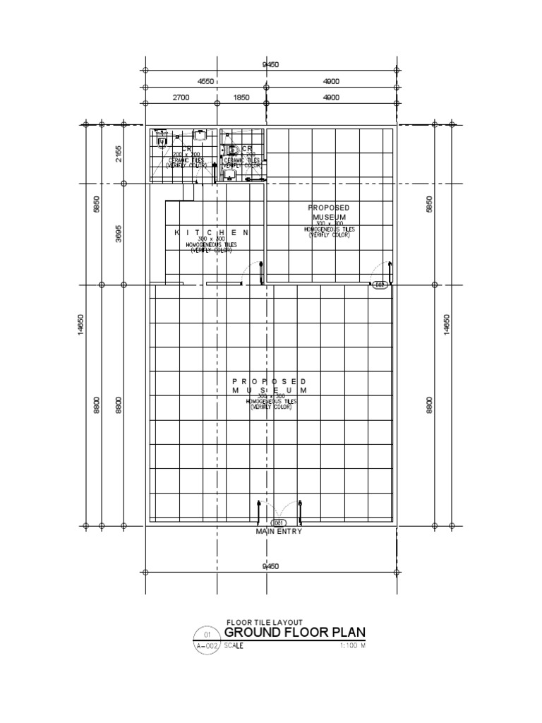 Ground Floor Plan: CR CR | PDF