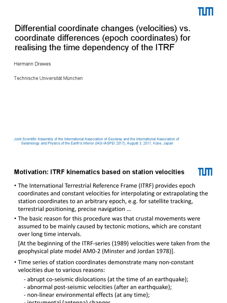 Geodesy Yuju | PDF | Earthquakes | Geodesy