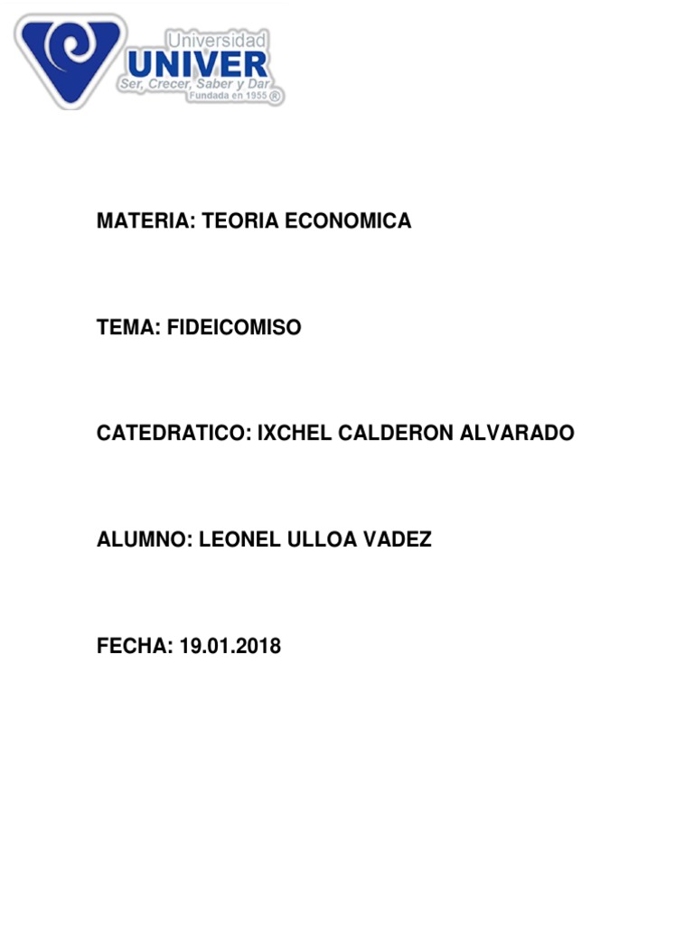 Fide I Comiso | PDF | Ley de fideicomiso | Business