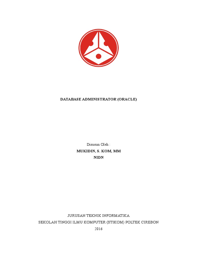 Modul Database Administrator (Oracle) | PDF