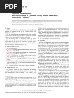 Astm - C78-C78M-10 - Flexural Strength of Concrete (3-Point Loading ...